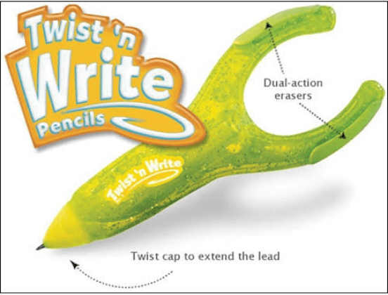 Twist-n-Write Pencil - Therapaeds Occupational Therapy